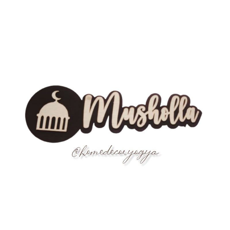 Musholla SIGN Board - Laser Cutting Embossed Letter SIGN | Shopee Malaysia