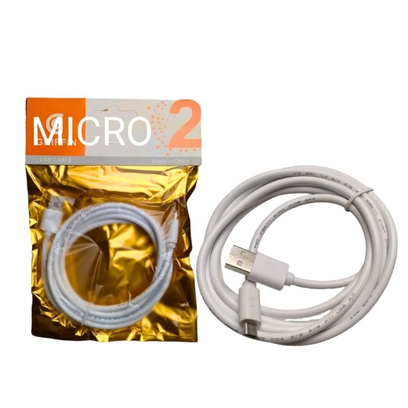 Universal USB DATA CABLE 2 Meters MICRO And TYPE C Plug/CABLE CAS CASAN ...