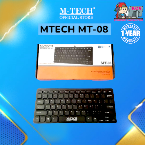 M-tech MT08 mini keyboard usb mtech wired keyboard | Shopee Malaysia