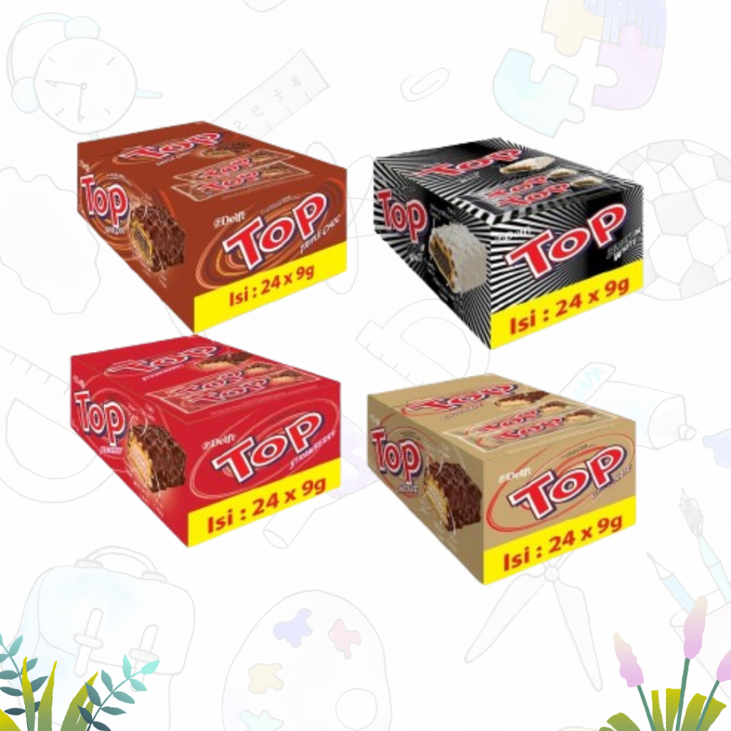 Delfi TOP Wafer All Flavor Variants 24x13gr (1Box) | Shopee Malaysia