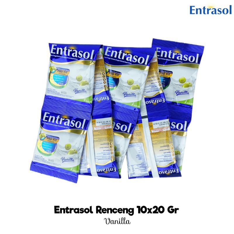 Entrasol Adult Milk Powder High Calcium Low Fat 10x20g | Shopee Malaysia