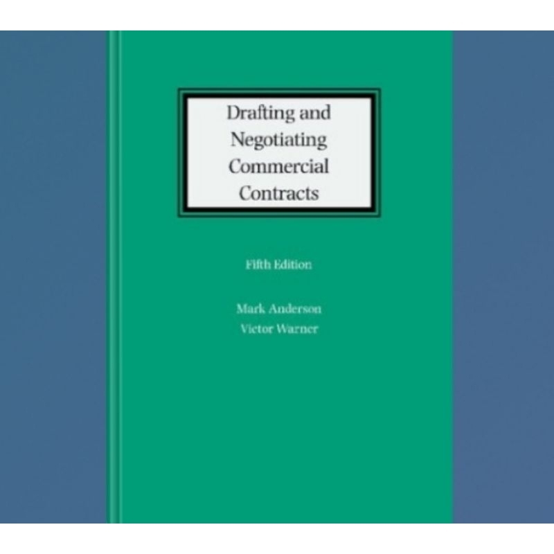 Drafting and Negotiation Commercial Contracts book | Shopee Malaysia