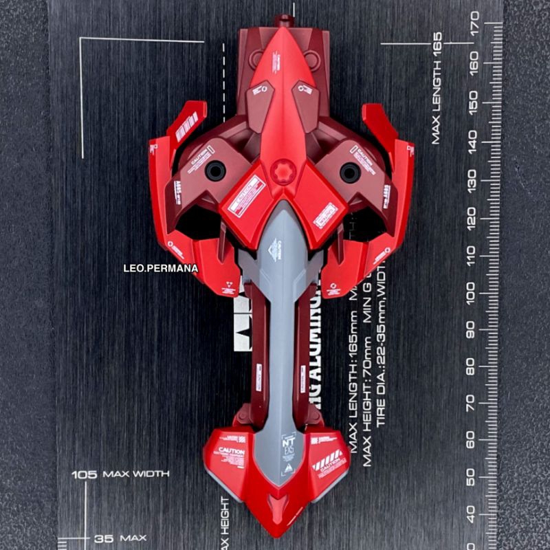 Rep BODY MACH FRAME REPAINT MS-06S CHAR'S ZAKU II + CUSTOM SFM CHASSIS ...