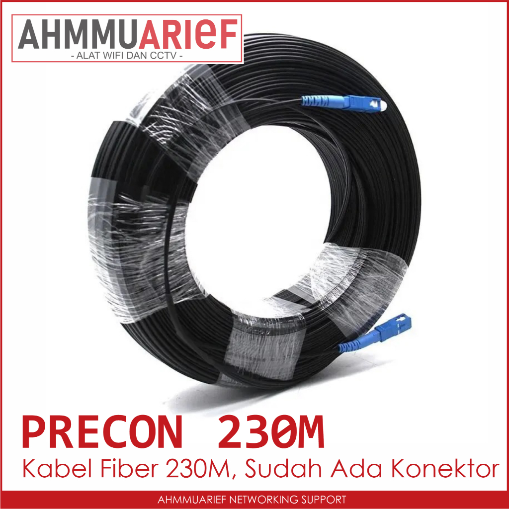 Precon CABLE 230M 230 M METER OPTICAL FIBER CABLE DROPCORE SM 1 CORE ...