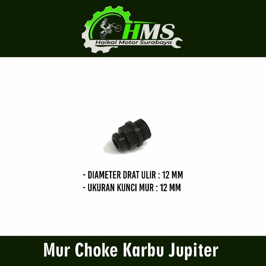 Jupiter Carburetor Choke Nut (Plastic) 12mm Thread - Mor Bolt Bolt ...