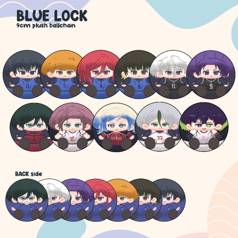 Plush Keychain - Blue Lock (NEW Eita & Aiku) | Shopee Malaysia