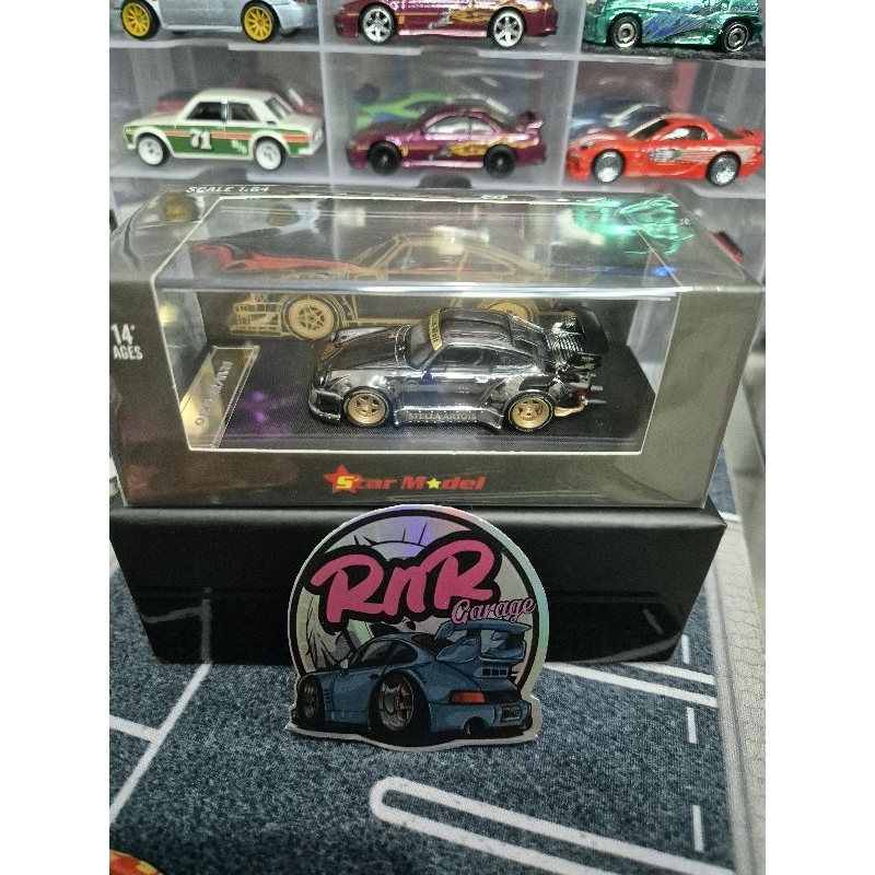 Star MODEL PORSCHE RWB 930 BLACK CHROME SEALED | Shopee Malaysia