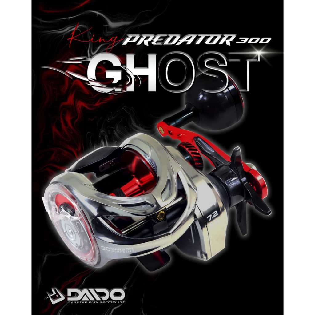 Daido KING PREDATOR GHOST CASTING JIGGING HANDLE SPECIAL EDITION ...