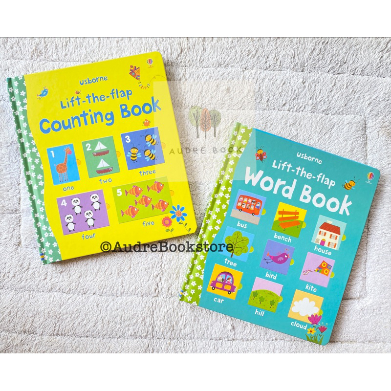 [SEALED] Usborne Young Lift the flap Counting Book First Math Word Book ...