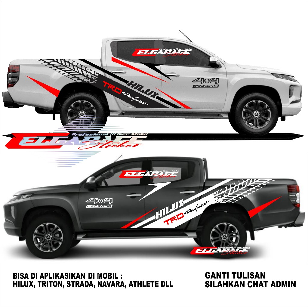 Hilux triton trd Car sticker sticker hilux triton trd Car sticker hilux ...