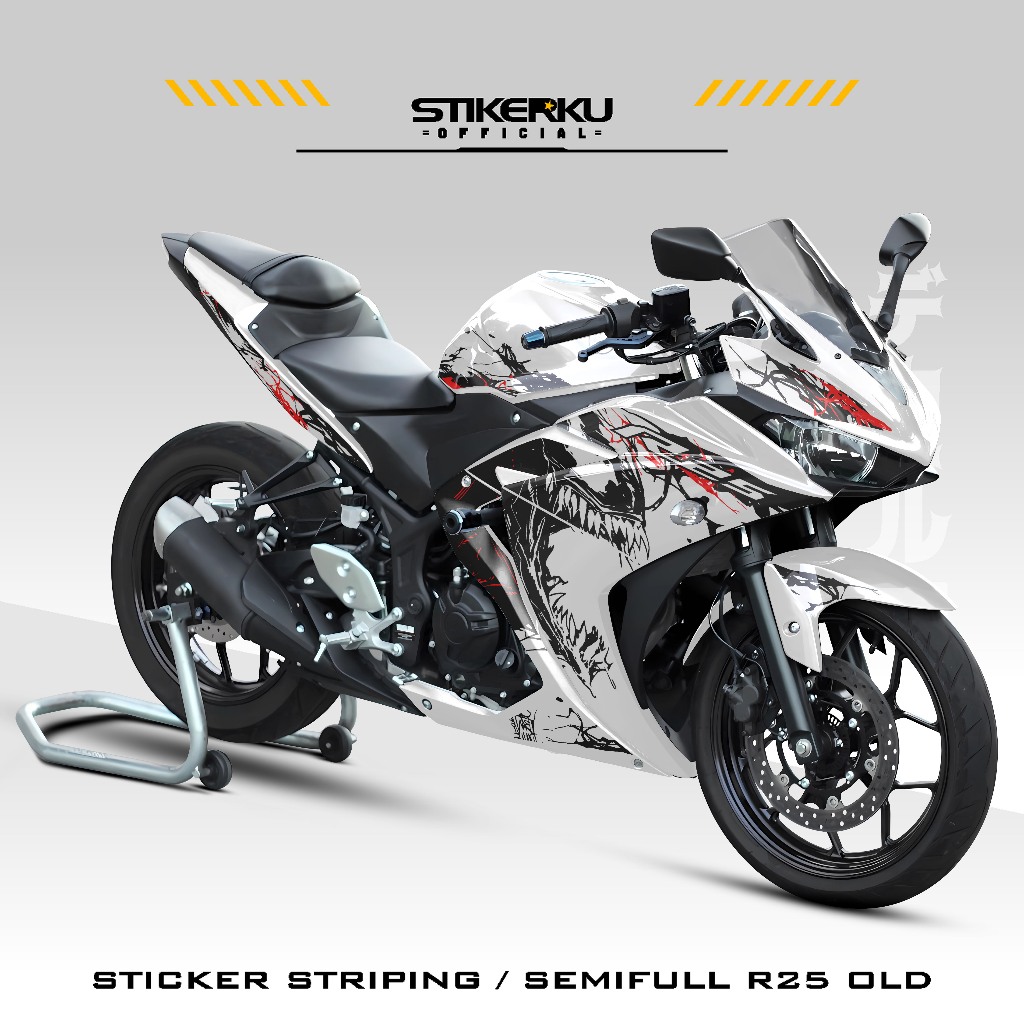Stripping SEMIFULL YAMAHA R25 / MOTIF 6 / STICKER VARIATION YAMAHA R25 ...