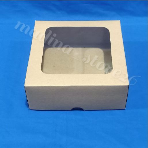 Brown window cardboard size [ 20X20 ] per pcs (ECER) | Shopee Malaysia