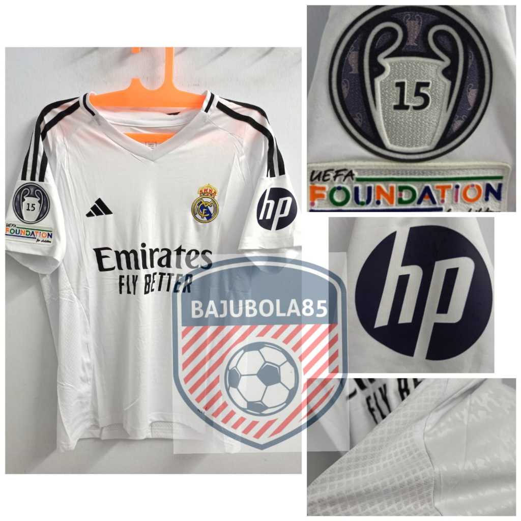 Madrid HOME 2024 Full Patch UCL | Shopee Malaysia