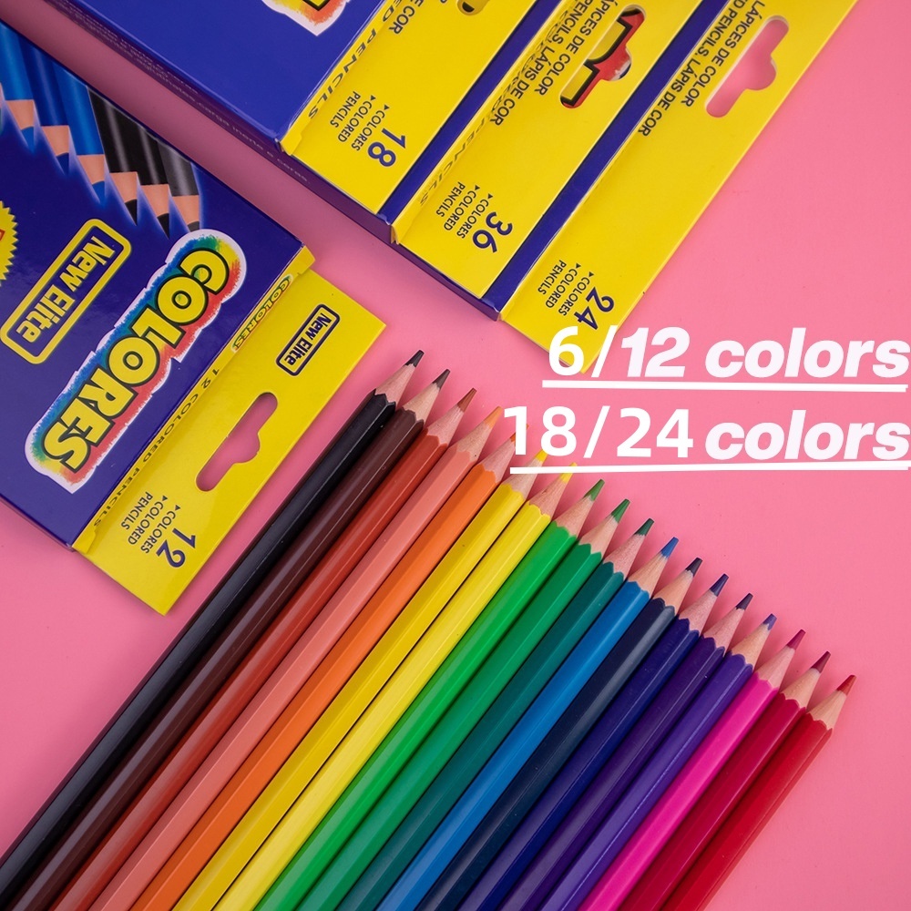 (6/12/18/24pcs) Colored Pencils Cute Colored Pencils Colored Pencils ...