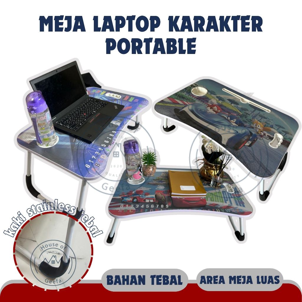 Multipurpose JUMBO PORTABLE CARTOON CHARACTER LAPTOP TABLE - FURNITURE ...