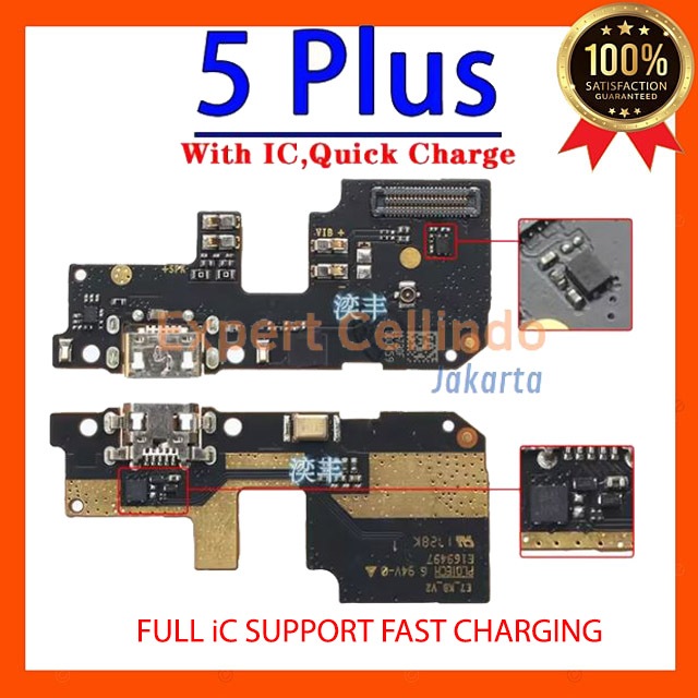 Xiaomi Redmi 5+ 5 Plus Original With IC Flexible Charger Connector Cas ...