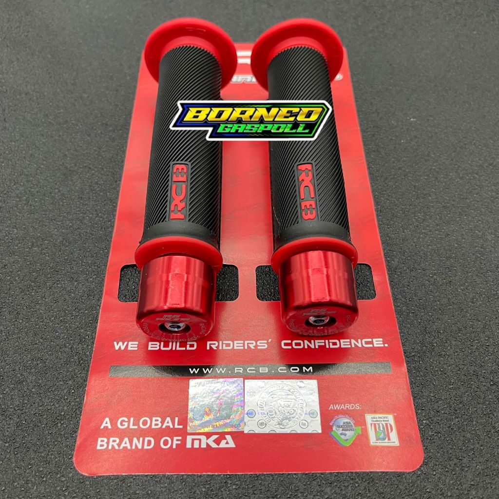 MERAH HITAM Rcb ORIGINAL HANDGRIP HG55 HG66 RACING BOY + ROUND ...