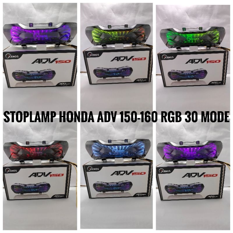 Stop Lamp Honda ADV 150 ADV 160 RGB 30 Mode Stop Lamp ADV 150/160 RGB ...