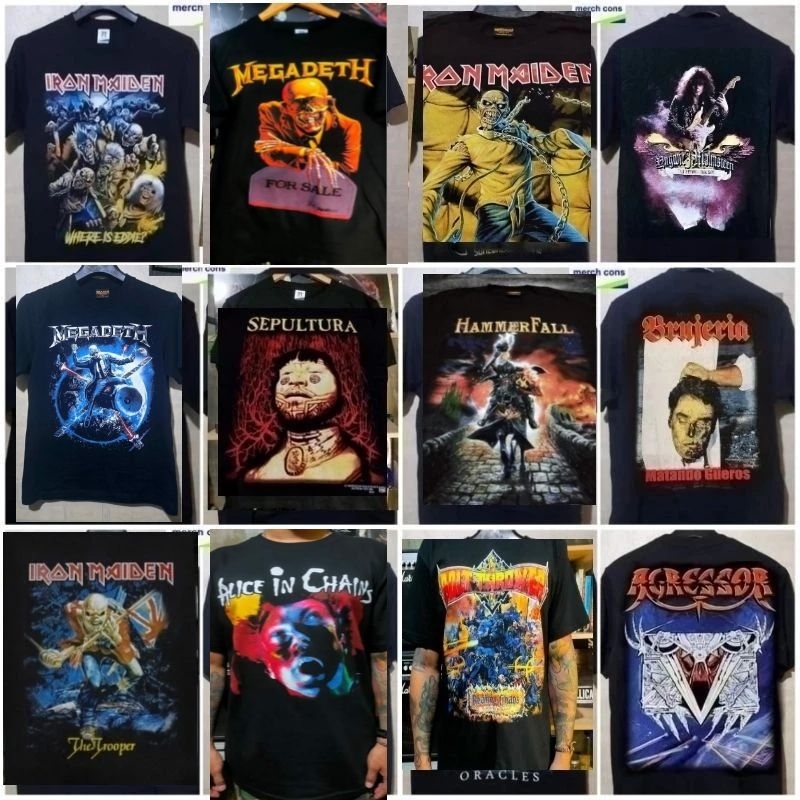 Sanctuary band T-Shirt/FLESHGOD APOCALYPSE/CAVALERA | Shopee Malaysia