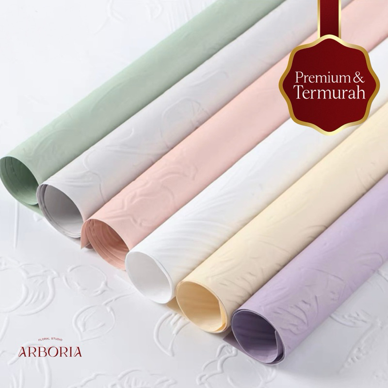 [PREMIUM Choice] Flower EMBOSSED Kraft Paper Flower Wrapping Paper ...