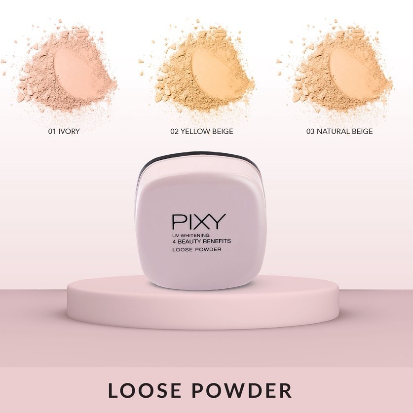 Pixy UV Whitening 4 Beauty Benefits Loose Powder SPF 15 | Shopee Malaysia