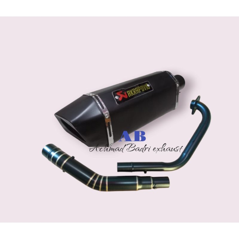 Exhaust EKZOS RS150 RS-X150 exzos lc135 LC 135 exzos Y15 R v2 Akrapovic ...