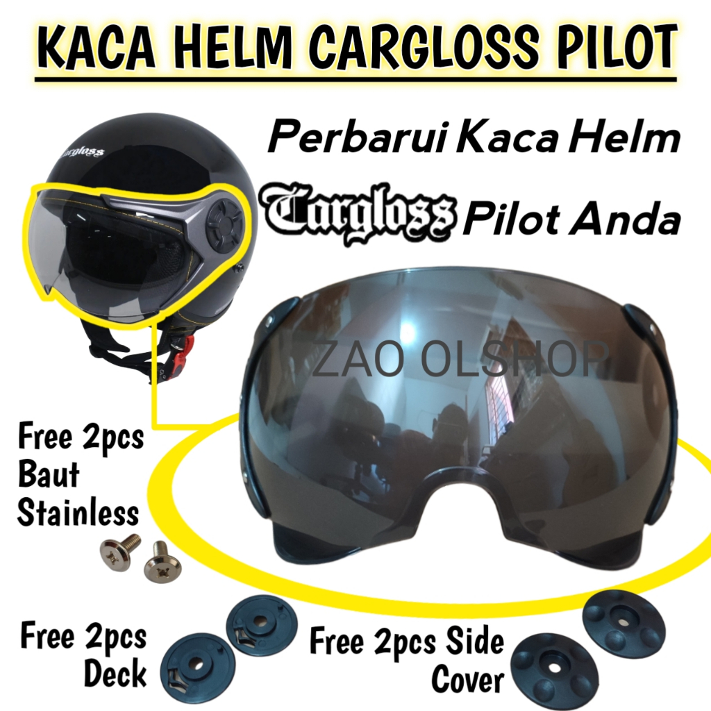 LOKAL Local Pilot CG/Cargloss Helmet Glass Complete With Italian model ...