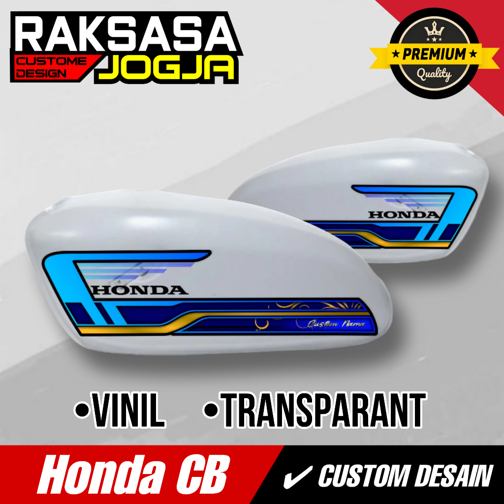 Striping CUSTOM HONDA CB GLATIK Classic Variation Of PREMIUM QUALITY ...