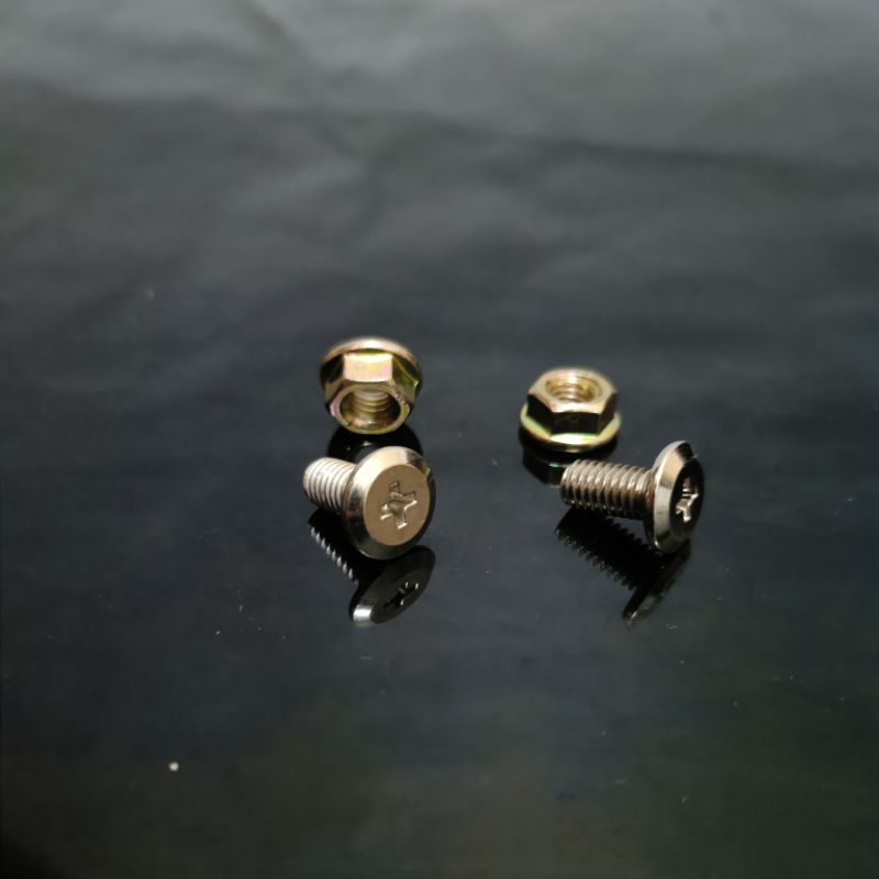 Universal Helmet Nut Bolts / Pet Helmet Bolts 6×12 | Shopee Malaysia