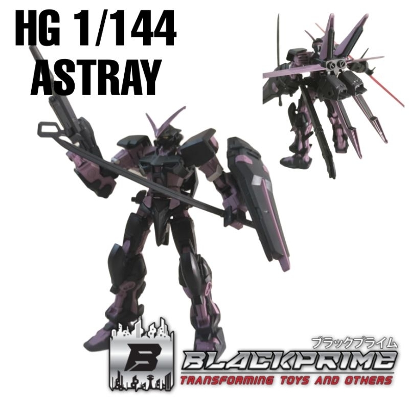 Hg 1/144 Astray Red Frame Flight unit Black Version Noir Inversion JMS ...
