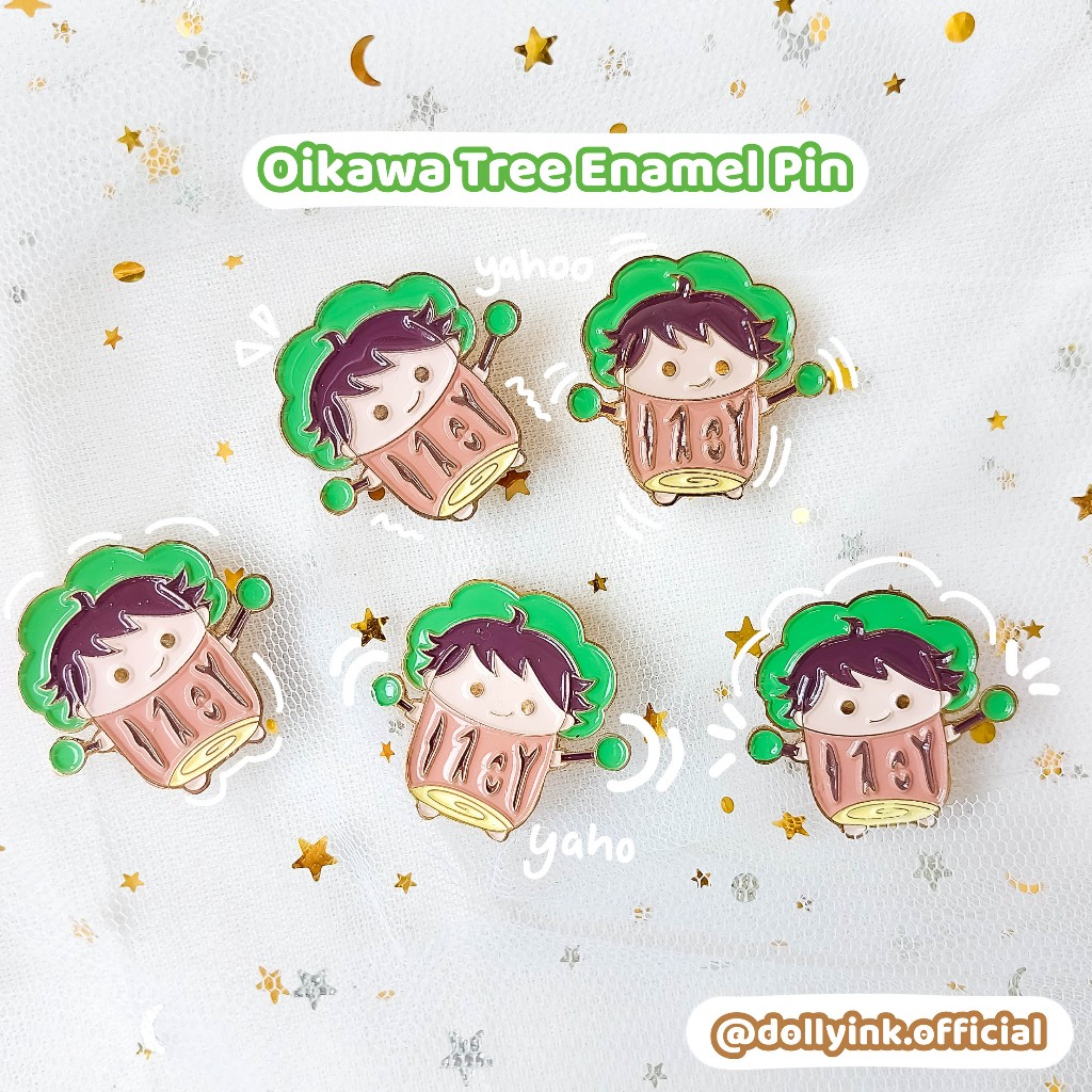 Oikawa Tree enamel pin by Dollyink/ Haikyuu pin/ Haikyuu anime enamel ...