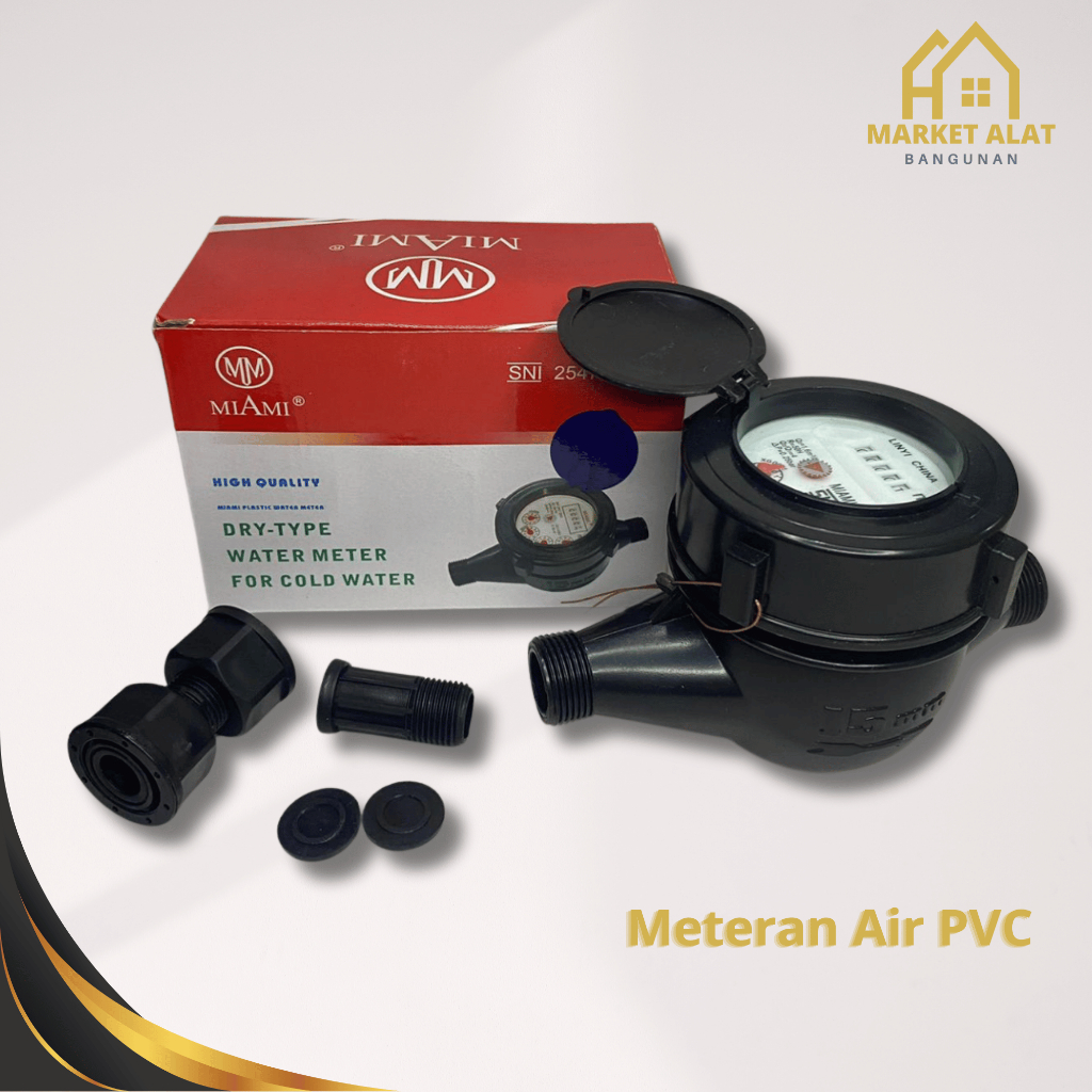Sni 1/2 Inch PVC Water Meter/1/2" PAM PDAM Meter With AMNB Flow Meter ...