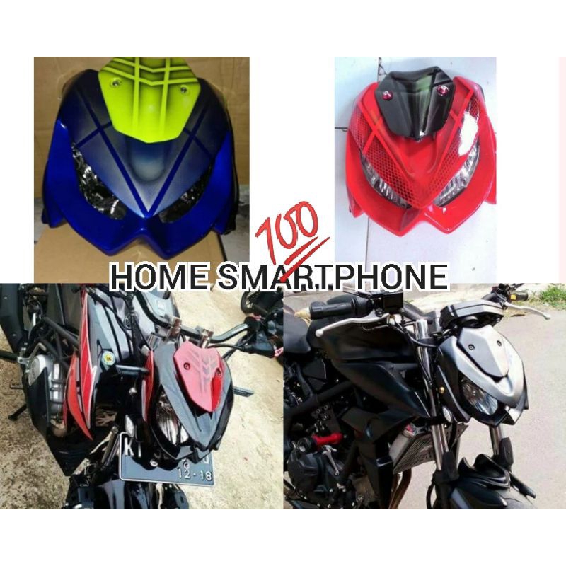 Custom Yamaha fz150 xabre mt25 Headlamp custom model Z1000 sugomi ...