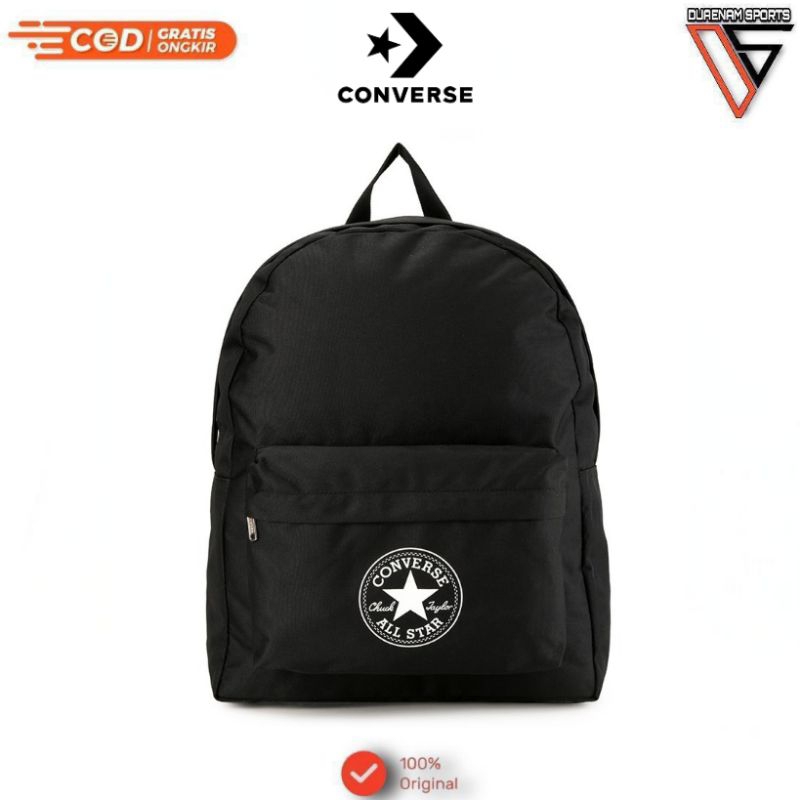 CONVERSE UNISEX REGULAR BACKPACK-BLACK | Shopee Malaysia