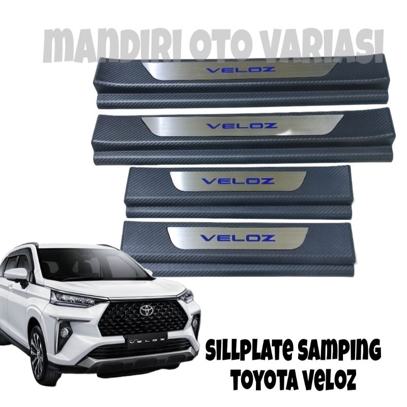 Car side door Sillplate TOYOTA Veloz 2022 carbon car side sill plate ...