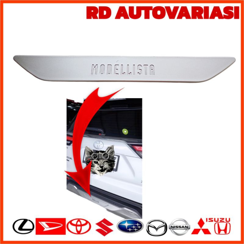 Panel Emblem Logo Body Kit Modellista Toyota Innova Zenix 2022-2023 ...