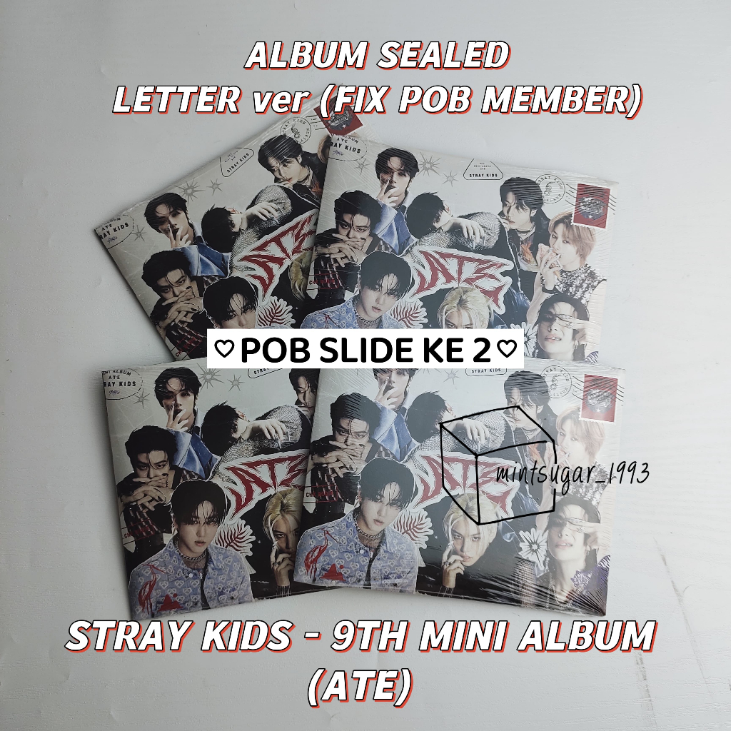 STRAY KIDS - 9Th Mini Album [ ATE ] ( LETTER ver ) Bangchan Bang Chan ...