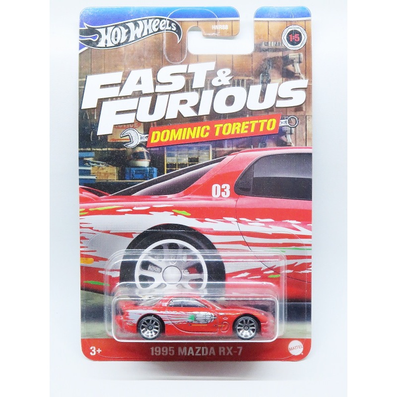 Hot Wheels 1995 Mazda RX-7 Fast Furious Dominic Toretto - red | Shopee ...