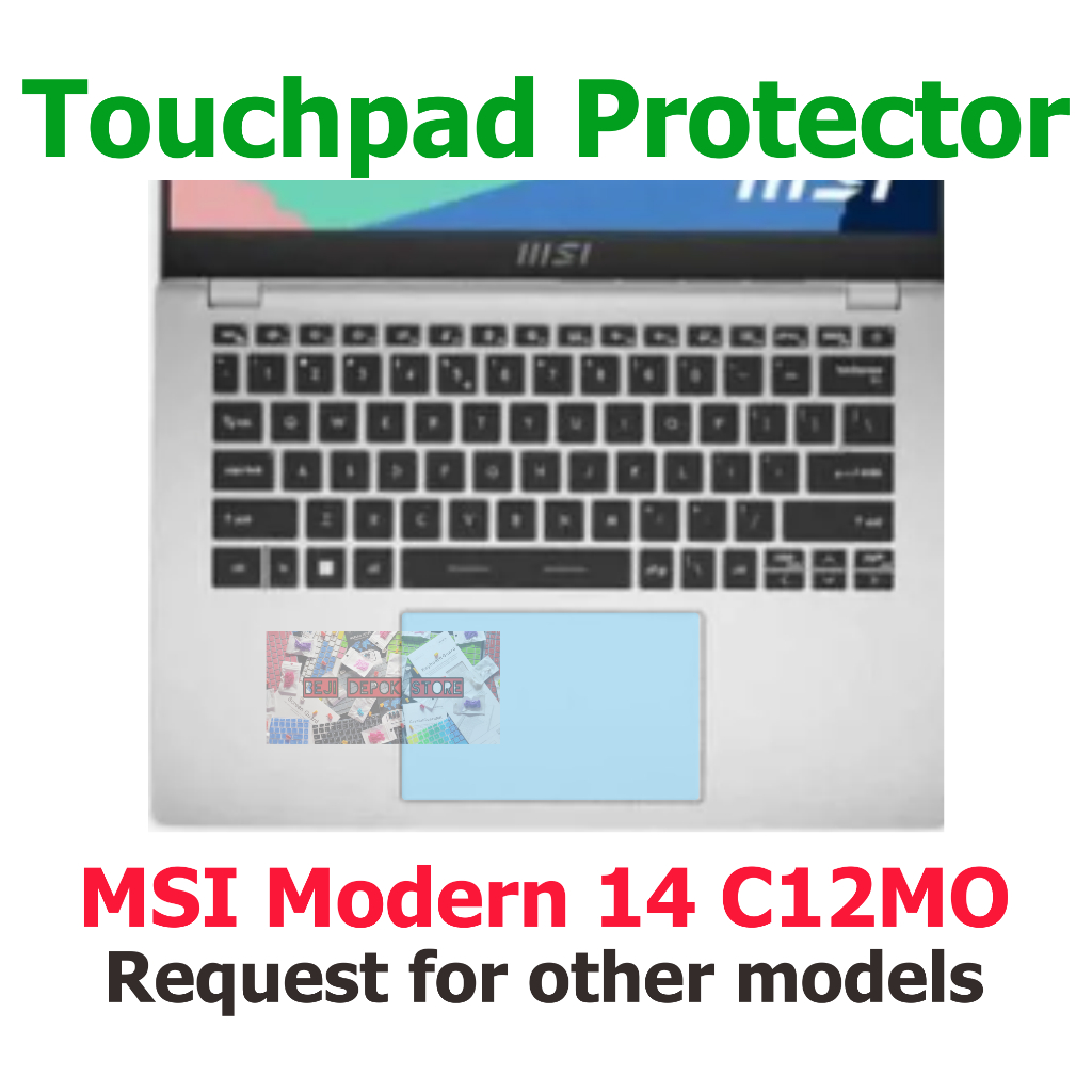 Touchpad Protector MSI Modern 14 C12MO | Shopee Malaysia