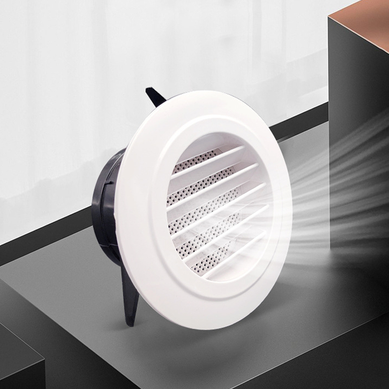 4 Inch Grill Cover Inline Duct Booster Fan/Ceiling Round Air Grill ...