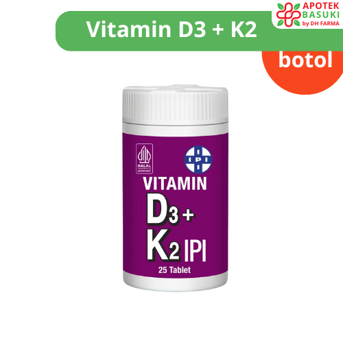 Vitamin D3+K2 IPI 25 Tablets | Shopee Malaysia