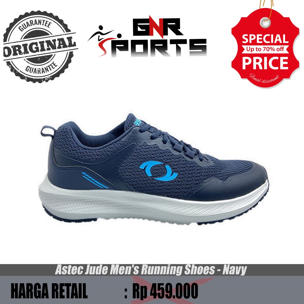 Astec Jude Men's Running Shoes - Navy Original 100% | Shopee Malaysia