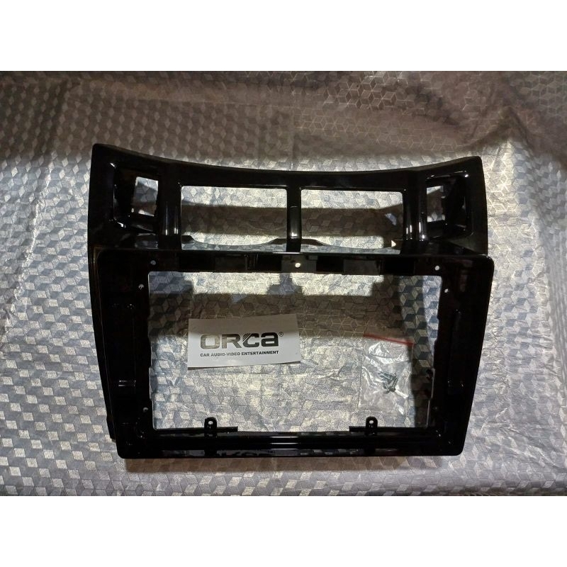 HITAM 9 inch android car tv head unit Frame, black yaris car 2006-2013 ...