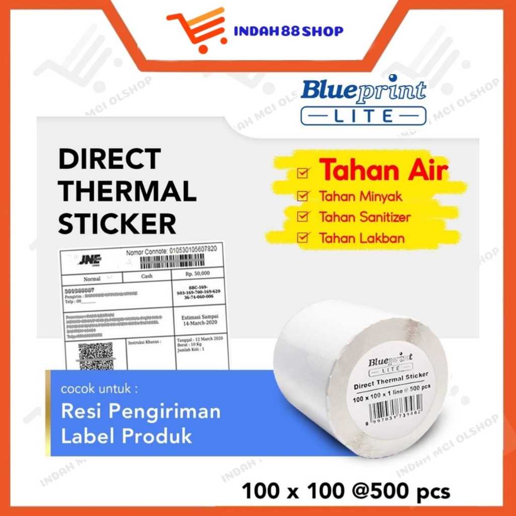 Shipping Label Sticker/Thermal Label Online Shop Paper/Receipt Label ...