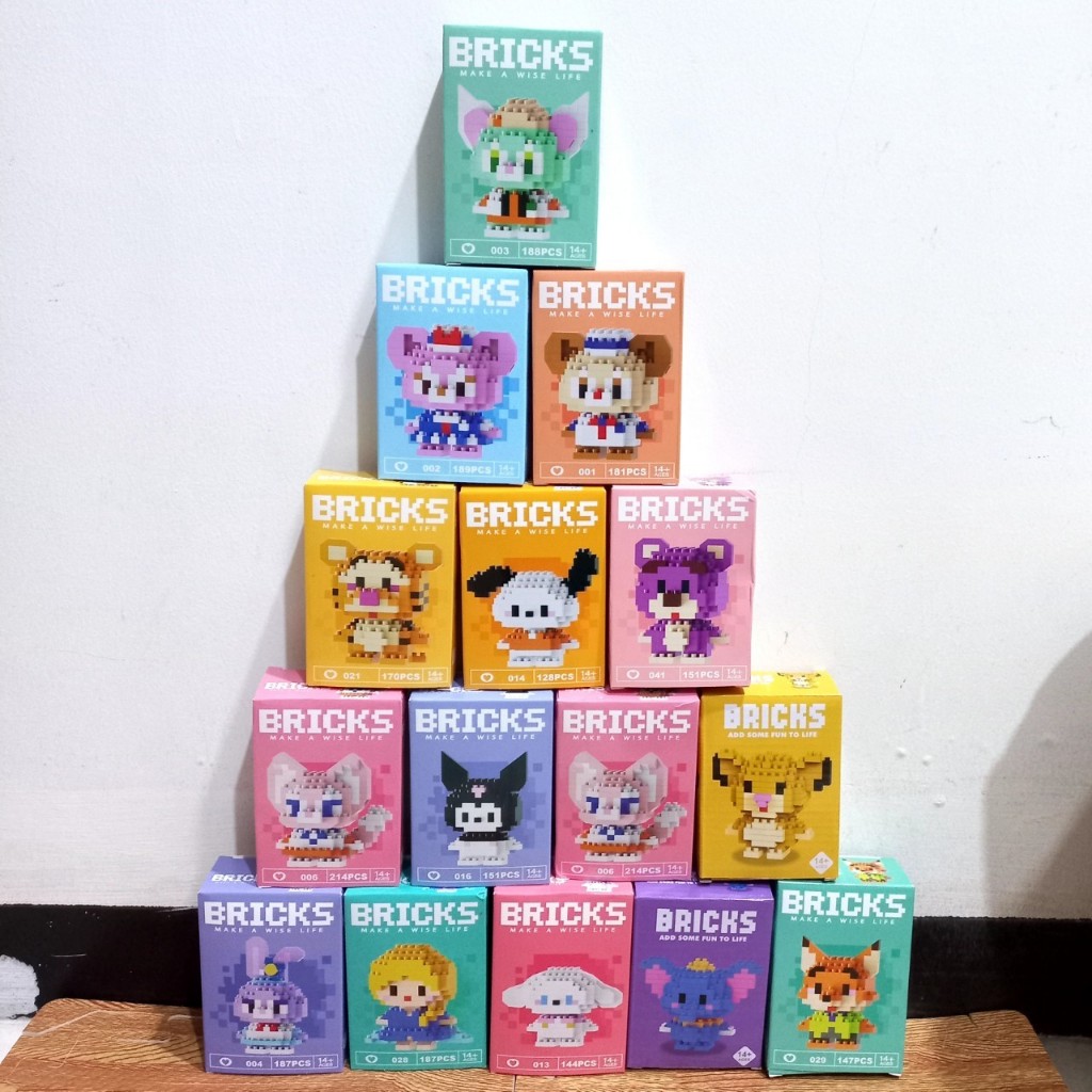 Nano blocks lego bricks characters, building blocks, educational ...