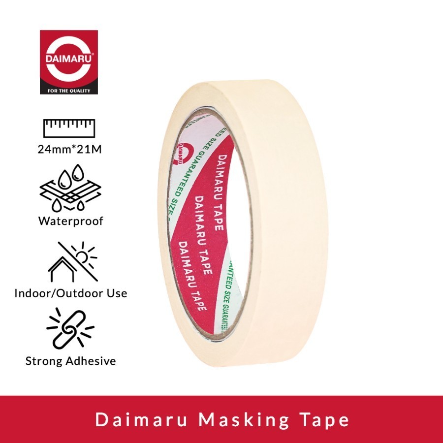 Daimaru Paper Duct Tape 1inch 24mm X 21mm Masking Tape/DAIMARU Paper ...