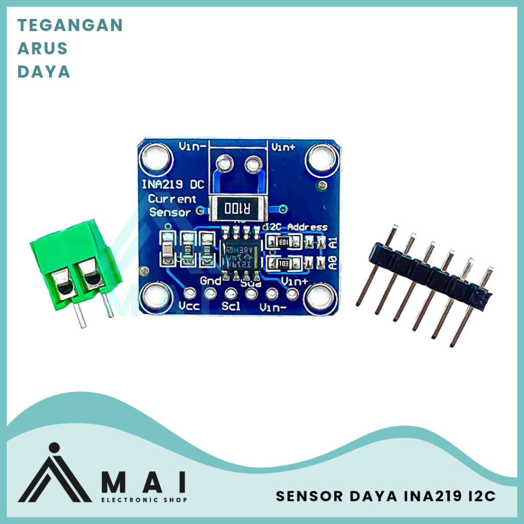 Ina219 DC Power Meter Module Current and Voltage Sensor I2C Interface | Shopee Malaysia