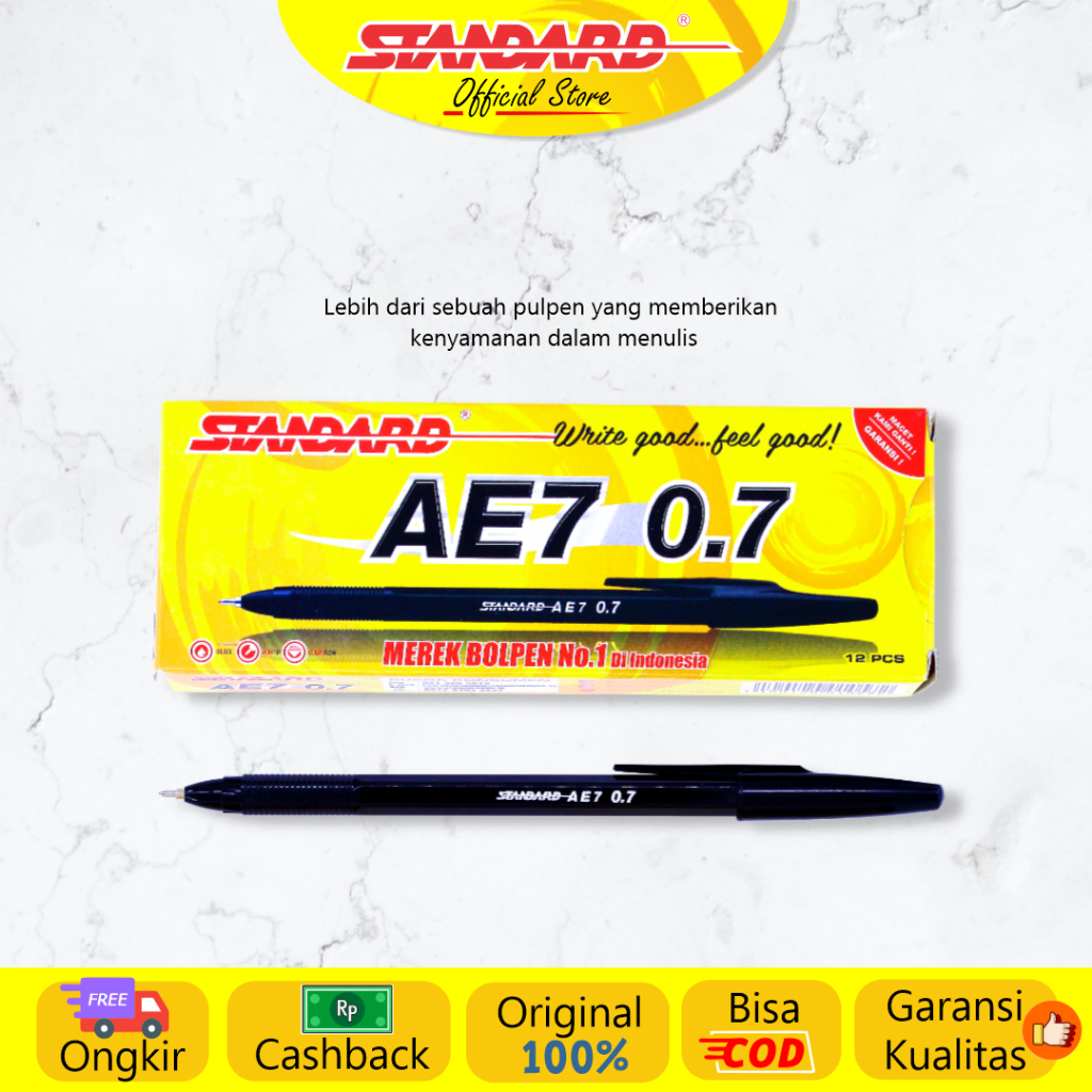 Standard - Pen AE7 0.7 (Stationery/Pen/Ballpoint/Pen) | Shopee Malaysia