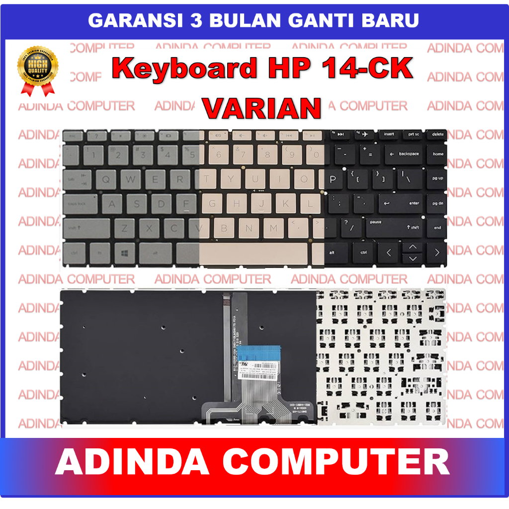 Keyboard Hp Pavilion 14-CK 14-FQ 14FQ 14S-FQ 14Z-FQ 14-DR 14S-DR 14T-DQ ...