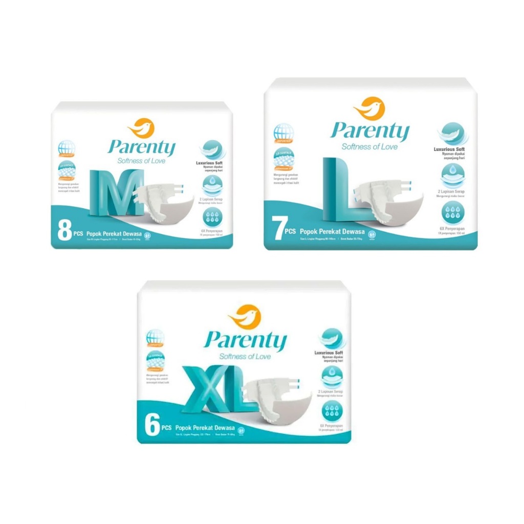 Parenty Adult Diaper (Adhesive) | Shopee Malaysia